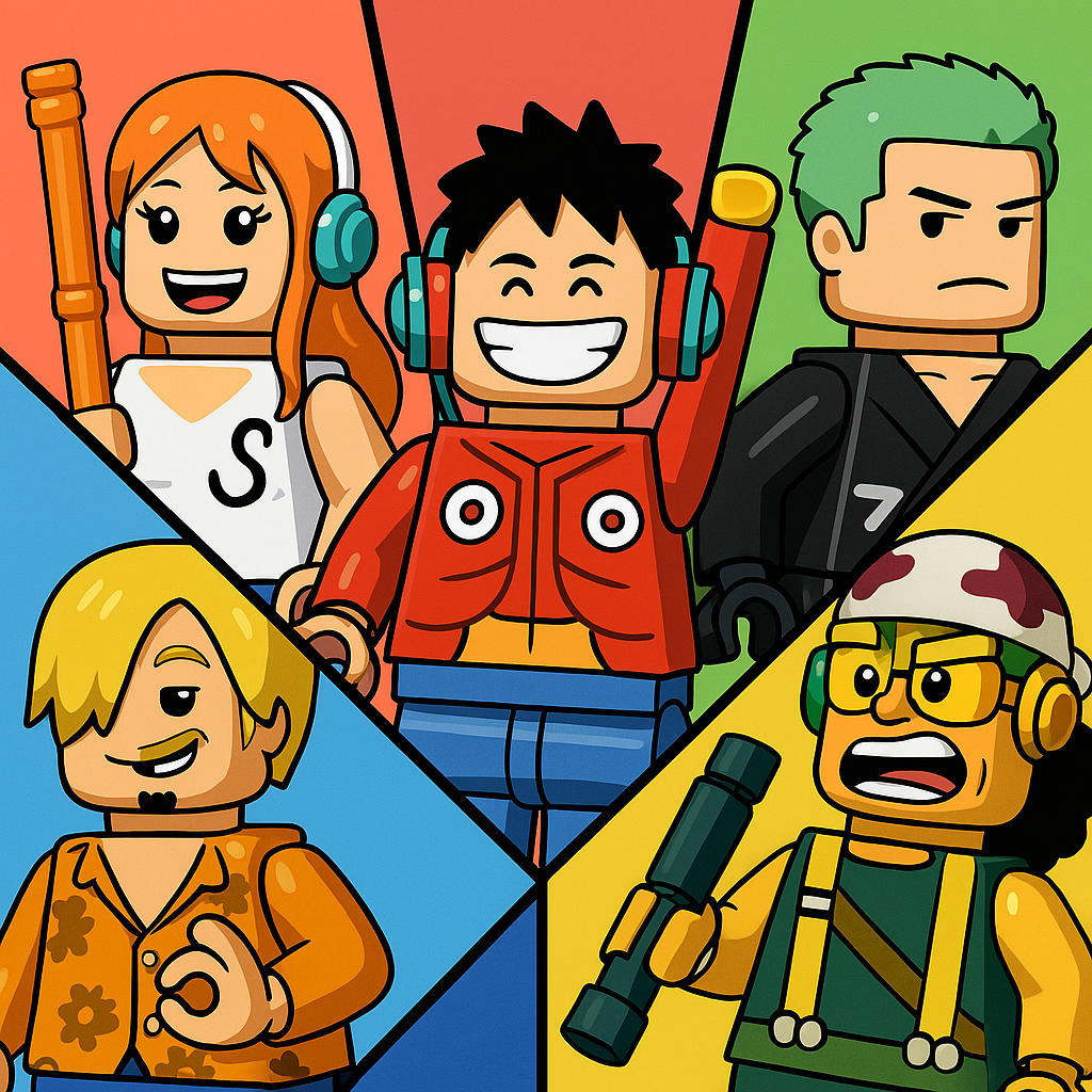 One Piece Custom Minifigures and Accessories Collection – G-Duck Brick ...