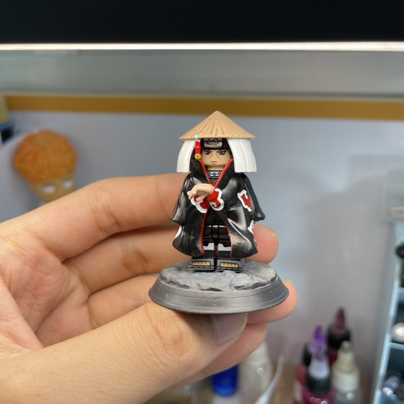 Custom Minifigure: Itachi Uchiha in Akatsuki Outfit – G-Duck Brick Studio
