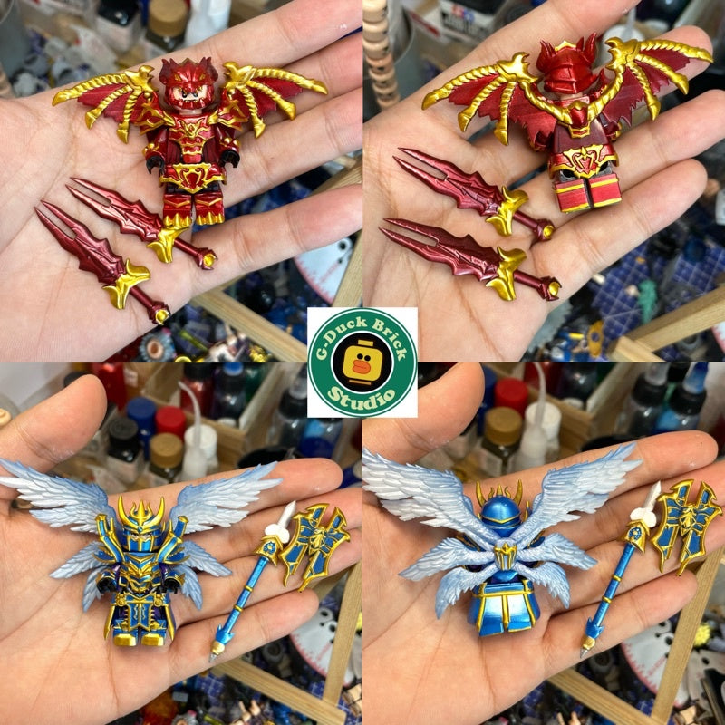 Angel And Demon Set From Mu Online Custom Minifigures Toys – G-Duck ...
