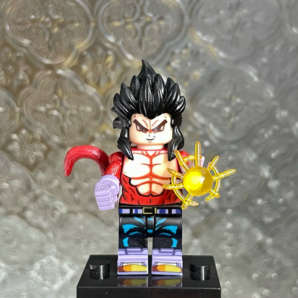 Vegeta Super Saiyan 4 From Dragon Ball Custom Minifigures Toys – G-Duck ...
